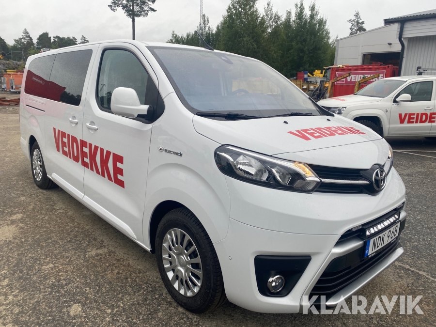 Minibuss Toyota PROACE Verso Electric Shuttle , Håbo, Klara