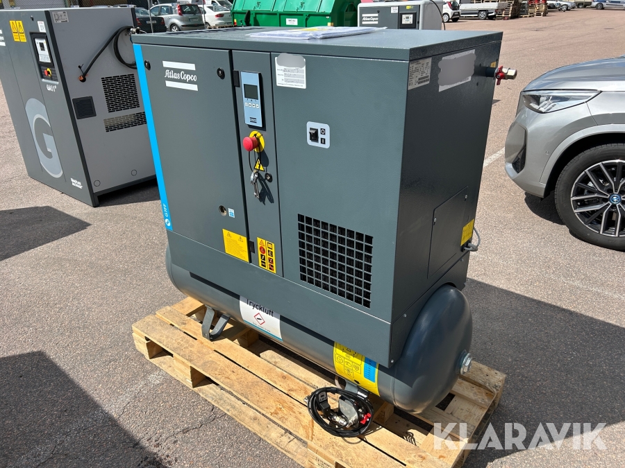 Skruvkompressor Atlas Copco G7FF, Göteborg, Klaravik auktion