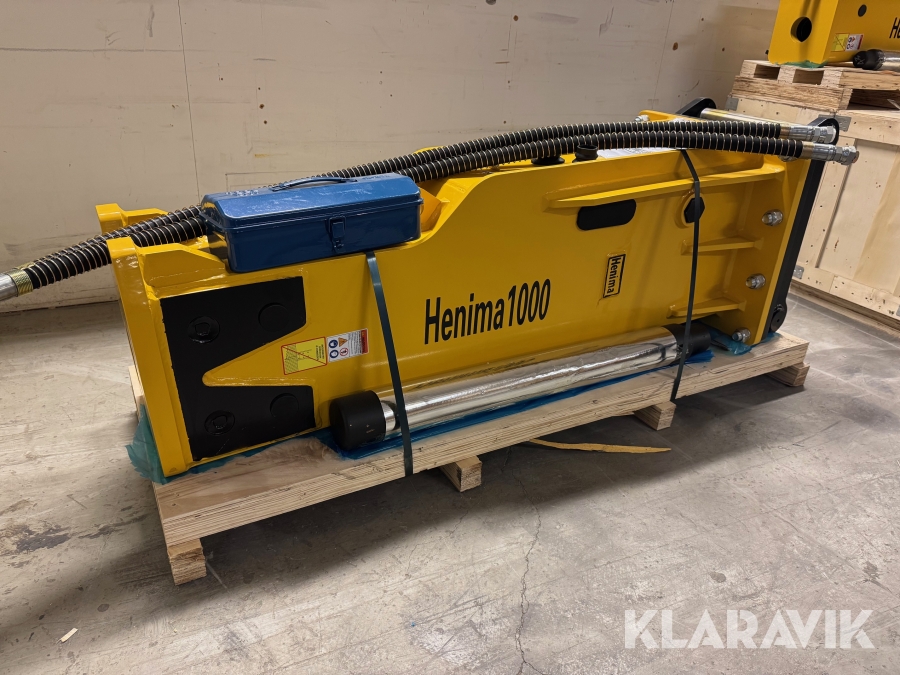 Hydraulhammare Henima 1000, Strömstad, Klaravik auktioner