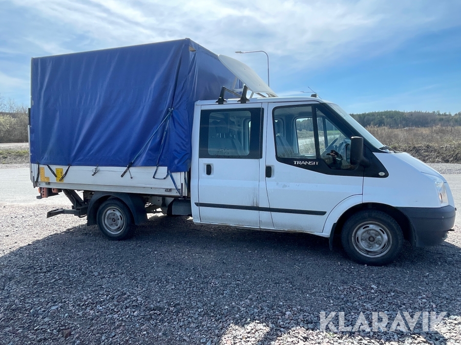 Flakbil Ford Transit T300 Chassis Dubbelhytt 2.2 TDCi, Uppsa