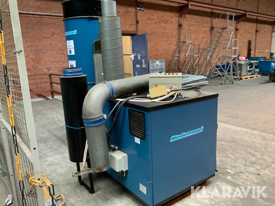 Klaravik Auktioner | High vacuum starter med filter Nederman Vac 20-1500
