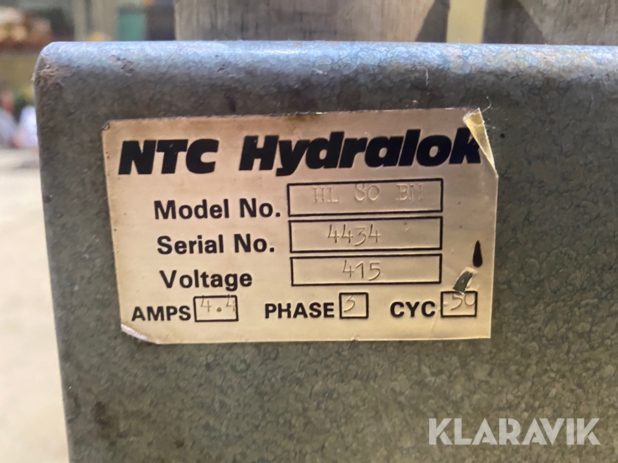 Hydralpress / Slangkap NTC Hydralok, Ljusnarsberg, Klaravik