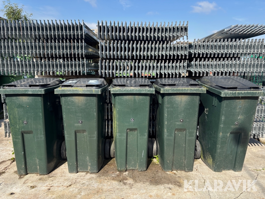 Sopkärl / soptunnor PWS, Vara, Klaravik auktioner