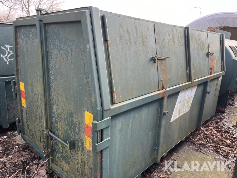 Lastväxlarcontainer, Lund, Klaravik auktioner