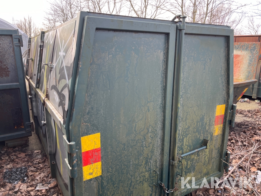Lastväxlarcontainer, Lund, Klaravik auktioner