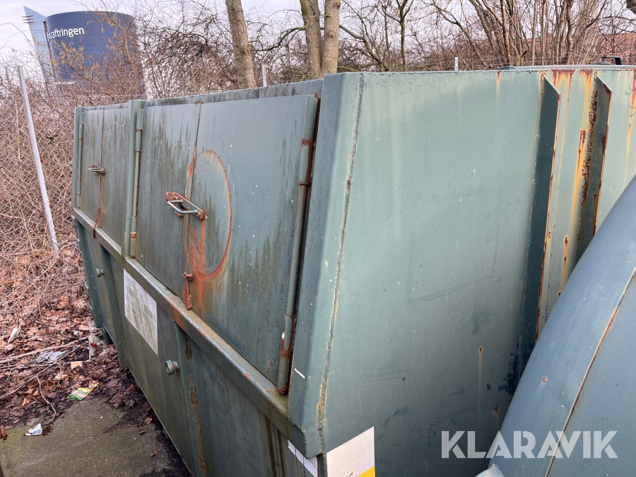 Lastväxlarcontainer, Lund, Klaravik auktioner