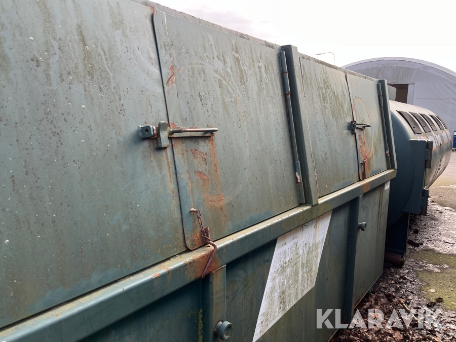Lastväxlarcontainer, Lund, Klaravik auktioner