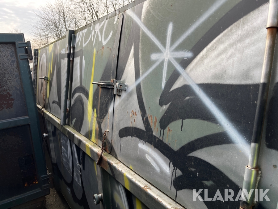 Lastväxlarcontainer, Lund, Klaravik auktioner