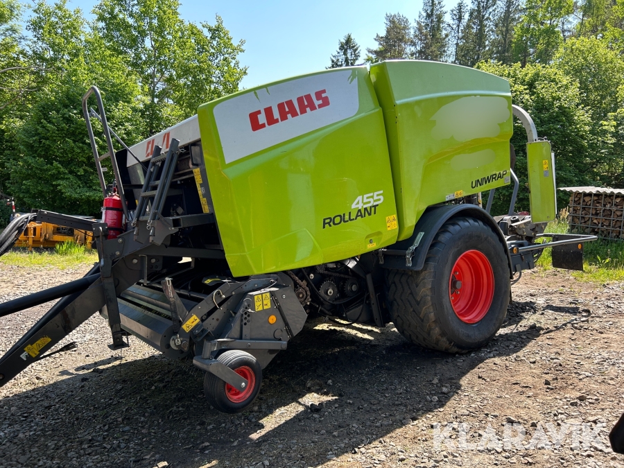 Rundbalspress Claas 455 Rollant, Falkenberg, Klaravik auktio