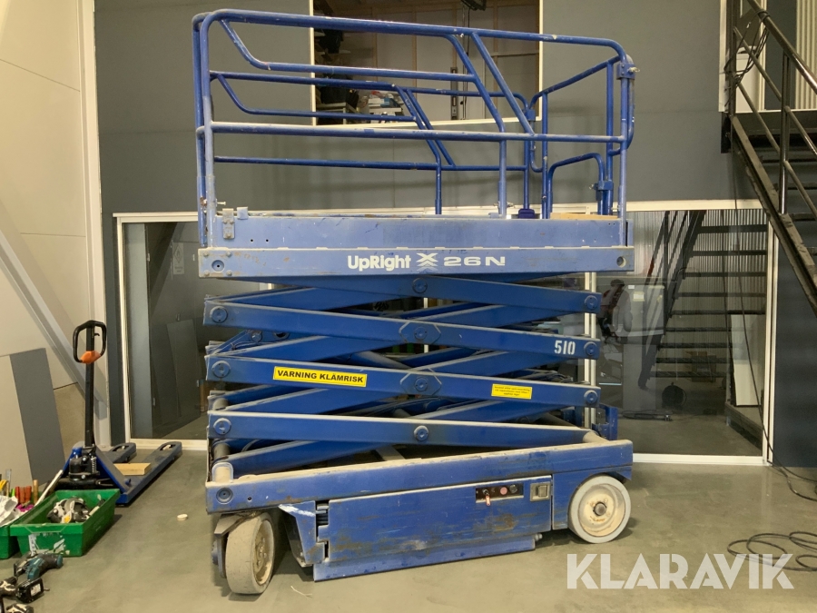 Klaravik Auktioner | Saxlift UpRight X26N