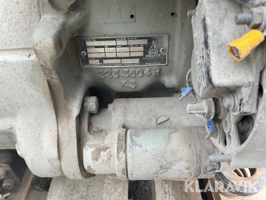 Dieselmotor Deutz F1L511, Luleå, Klaravik auktioner