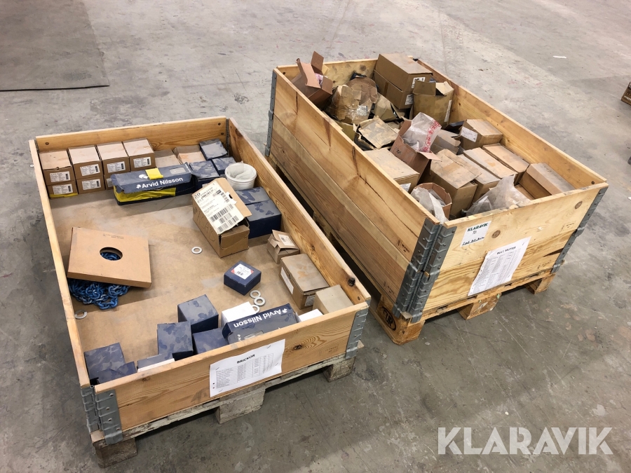 Klaravik Auktioner | Bult, mutter & brickor