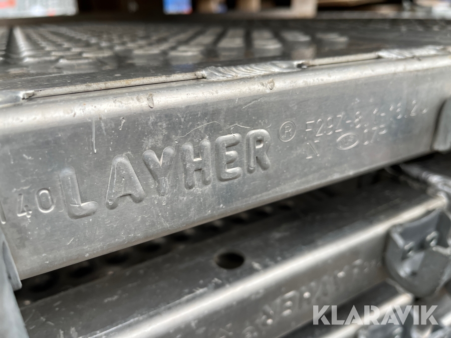 Aluplank Layher, Upplands Väsby, Klaravik auktioner