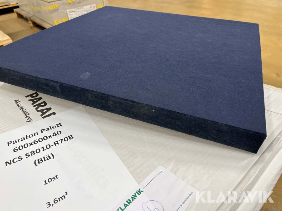 Akustikplattor Parafon Palett, Upplands Väsby, Klaravik aukt