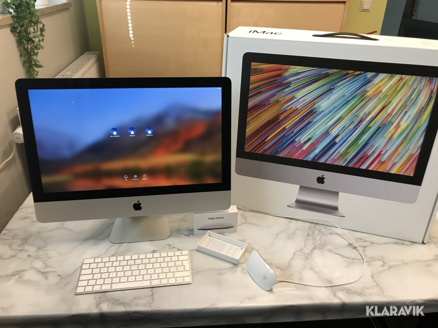 iMac (21-inch 2017) med garanti kvar