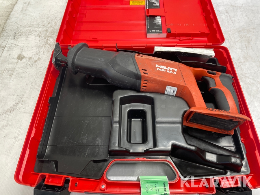 Sågar Hilti WSR 22-A, Svalöv, Klaravik