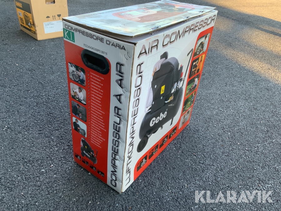 Klaravik Auktioner | Kompressor Gebe Nuair FC2/24E