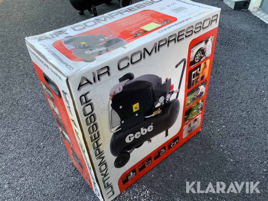 Klaravik Auktioner | Kompressor Gebe Nuair FC2/24E