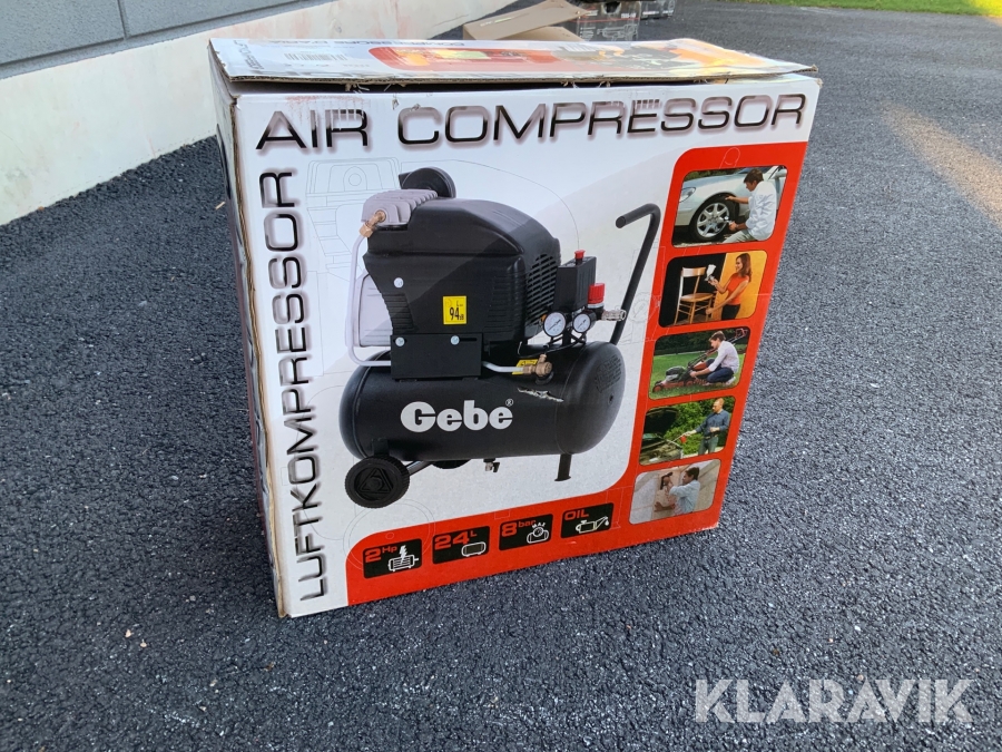 Klaravik Auktioner | Kompressor Gebe Nuair FC2/24E