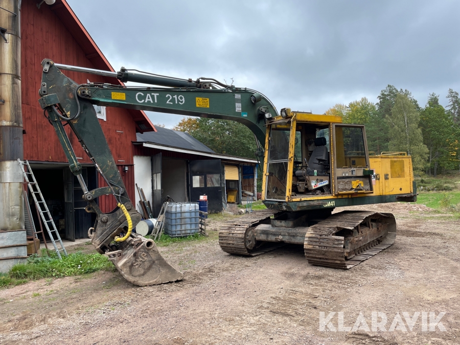 Grävmaskin Caterpiller 219