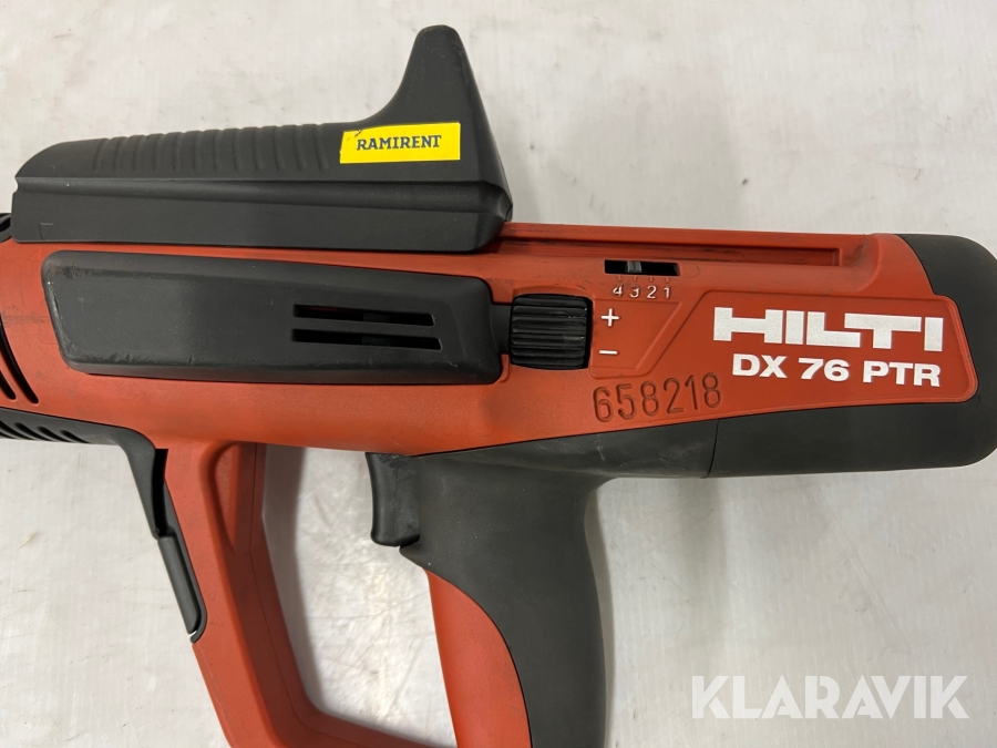 Bultpistol patron Hilti DX 76 PTR, Svalöv, Klaravik auktione