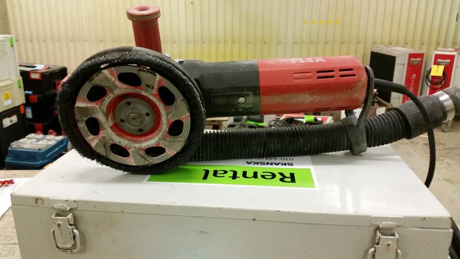 Slipmaskin för betong ,effekt ca. 2 kW