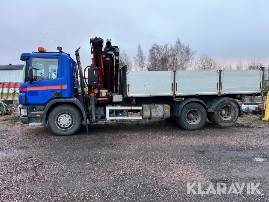 Kranbil Scania 114G 6x2, Tidaholm, Klaravik auktioner