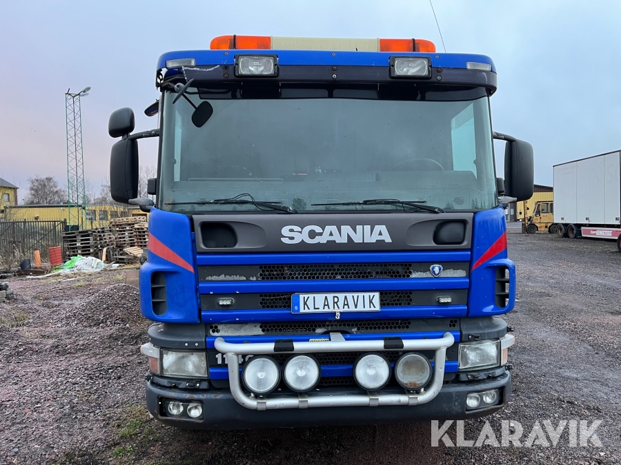 Kranbil Scania 114G 6x2, Tidaholm, Klaravik auktioner