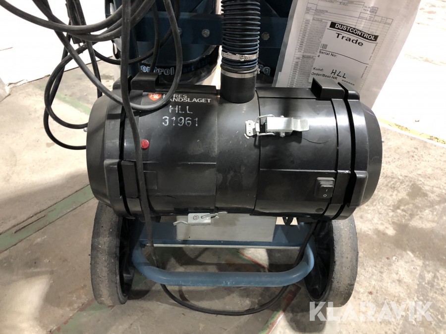 Klaravik Auktioner | Stoftavskiljare Dustcontrol DC3800 Twin