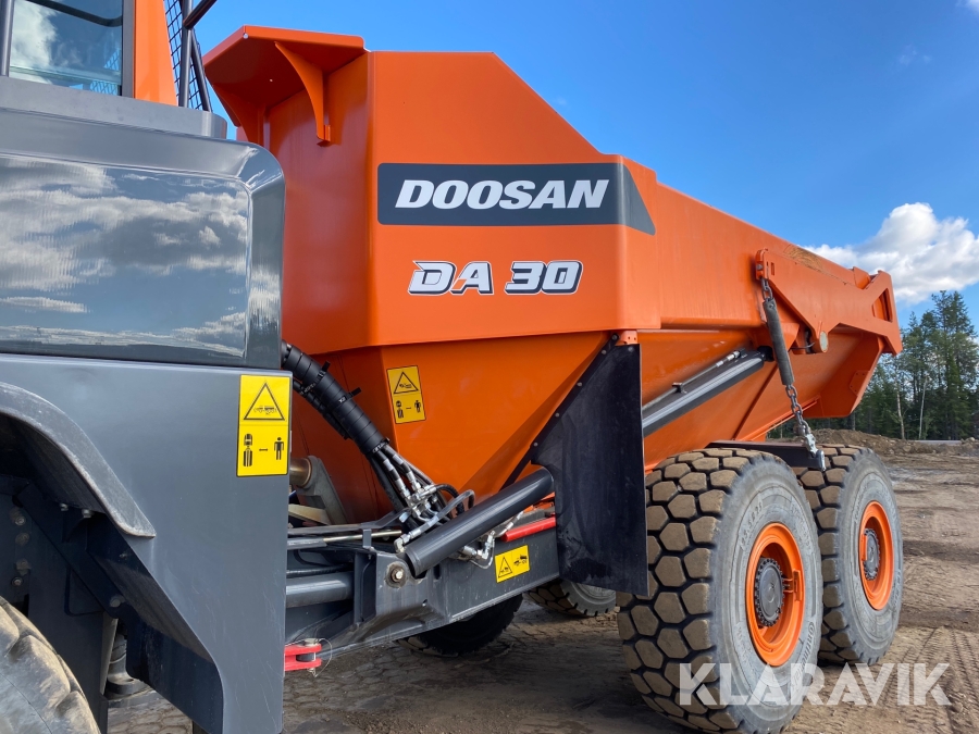 Dumper Doosan DA30, Gällivare, Klaravik auktioner