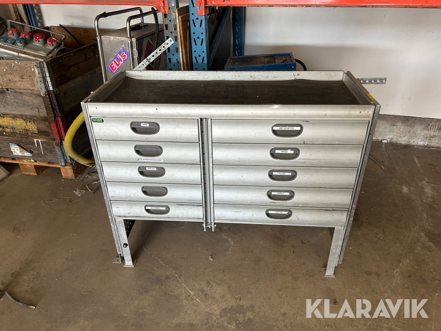 Verktygsinredning Modul System , Västerås, Klaravik auktione