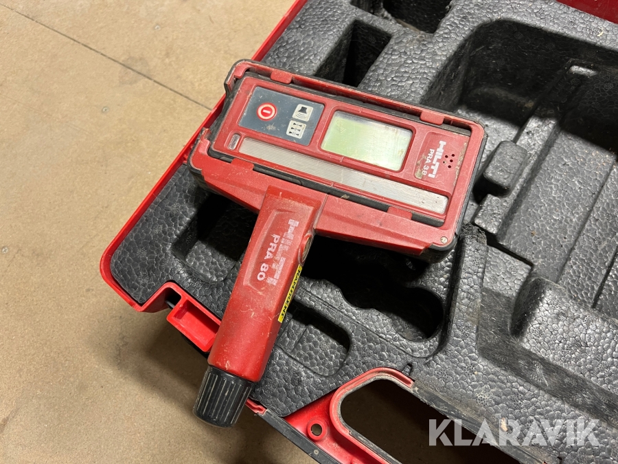 Tvåfallslaser Hilti PRE 38, Järfälla, Klaravik auktioner