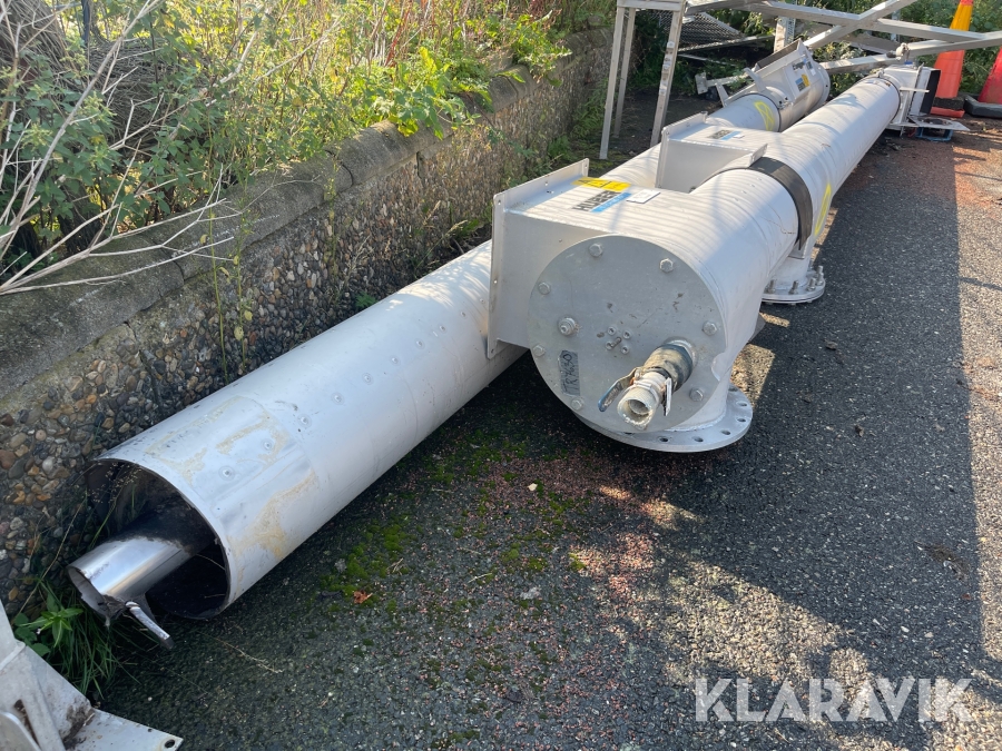 Transportskruv med växel Huber Technology, Göteborg, Klara