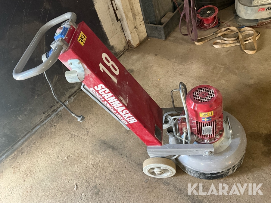 Golvslip Scanmaskin 18, Stockholm, Klaravik auktioner