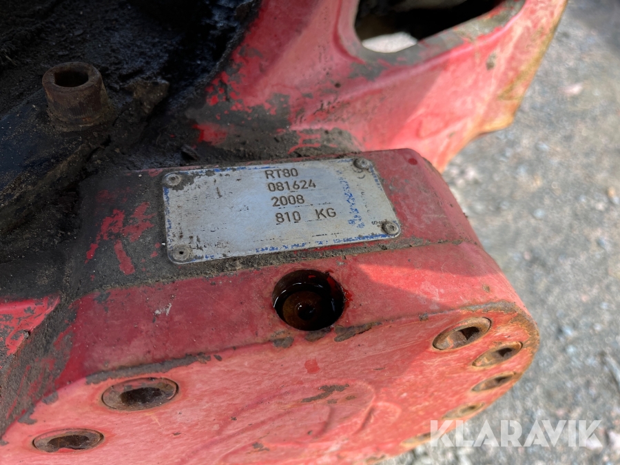 Rototilt Indexator RT80, Eslöv, Klaravik auktioner