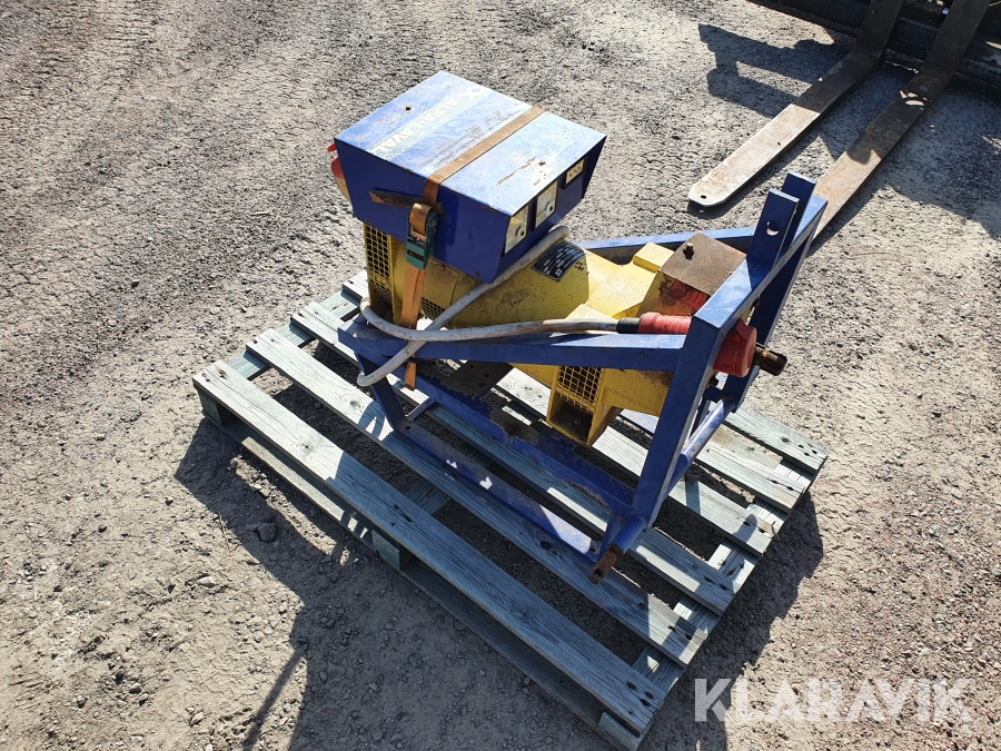 Traktordrivet elverk Alfa-Laval 15 kVA, Karlstad, Klaravik a