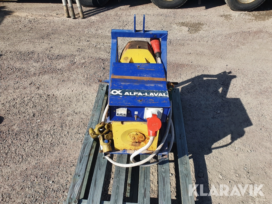 Traktordrivet elverk Alfa-Laval 15 kVA, Karlstad, Klaravik a
