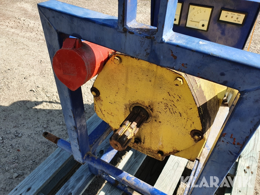 Traktordrivet elverk Alfa-Laval 15 kVA, Karlstad, Klaravik a