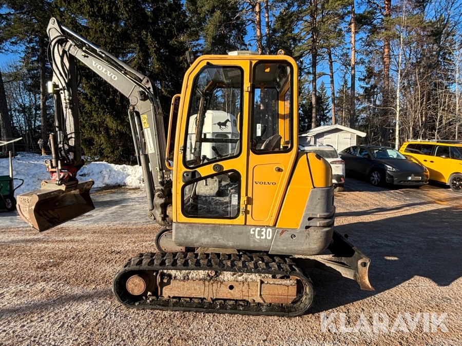 Grävmaskin Volvo EC30, Tierp, Klaravik auktioner