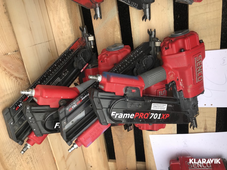 Klaravik Auktioner | Spikpistoler Senco FRAME PRO 701 XP 4st