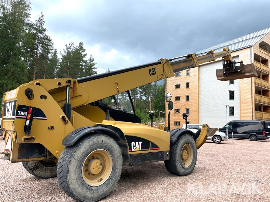 Teleskoplastare CAT TH580B med redskap, Torsby, Klaravik auk