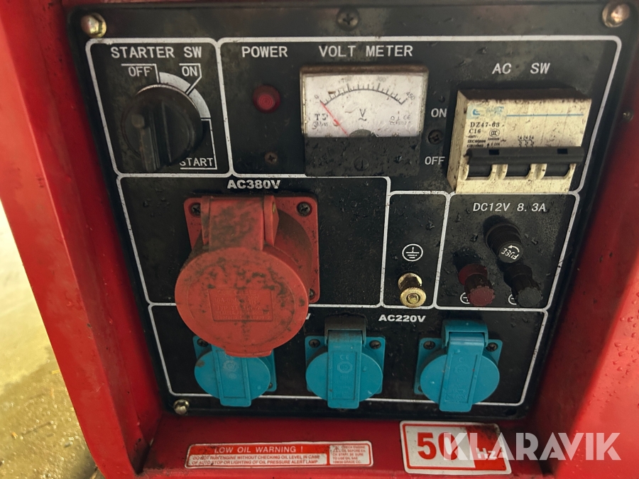 Diesel generator LBD 4500, Båstad, Klaravik auktioner