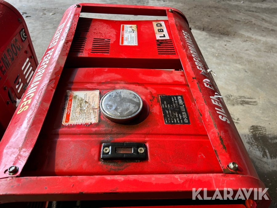 Diesel generator LBD 4500, Båstad, Klaravik auktioner