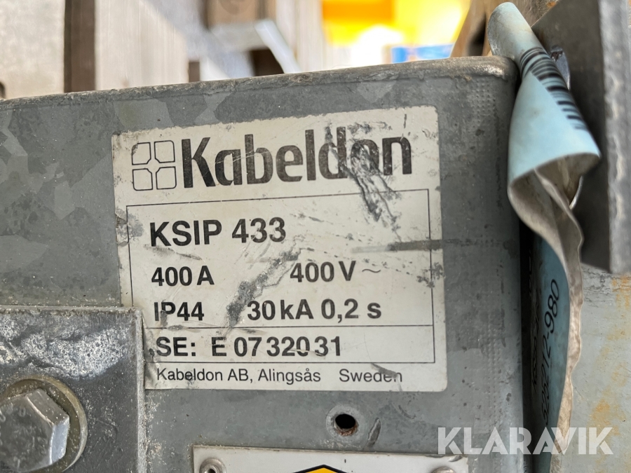 Kabeldon KSIP433, Södertälje, Klaravik auktioner