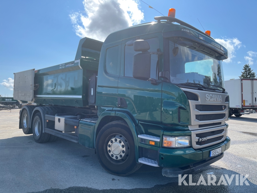 Schaktbil Scania P370, Södertälje, Klaravik auktioner