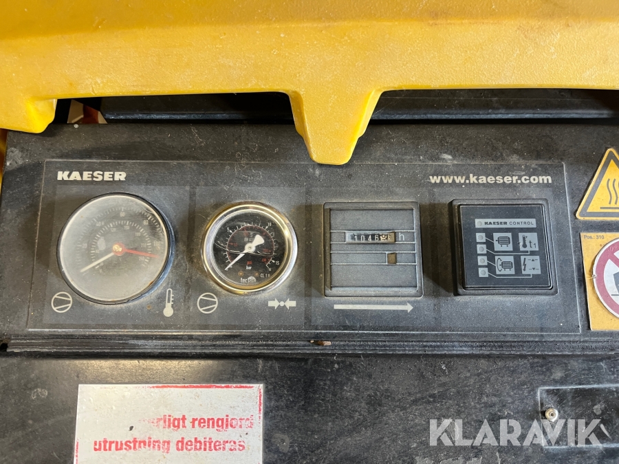 Kompressor Kaeser M13EA, Ödeshög, Klaravik auktioner