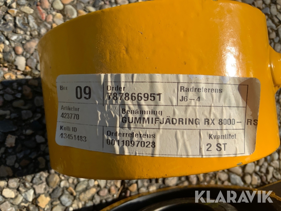 Lager Väderstad Rollex / Rexius, Trosa, Klaravik auktioner