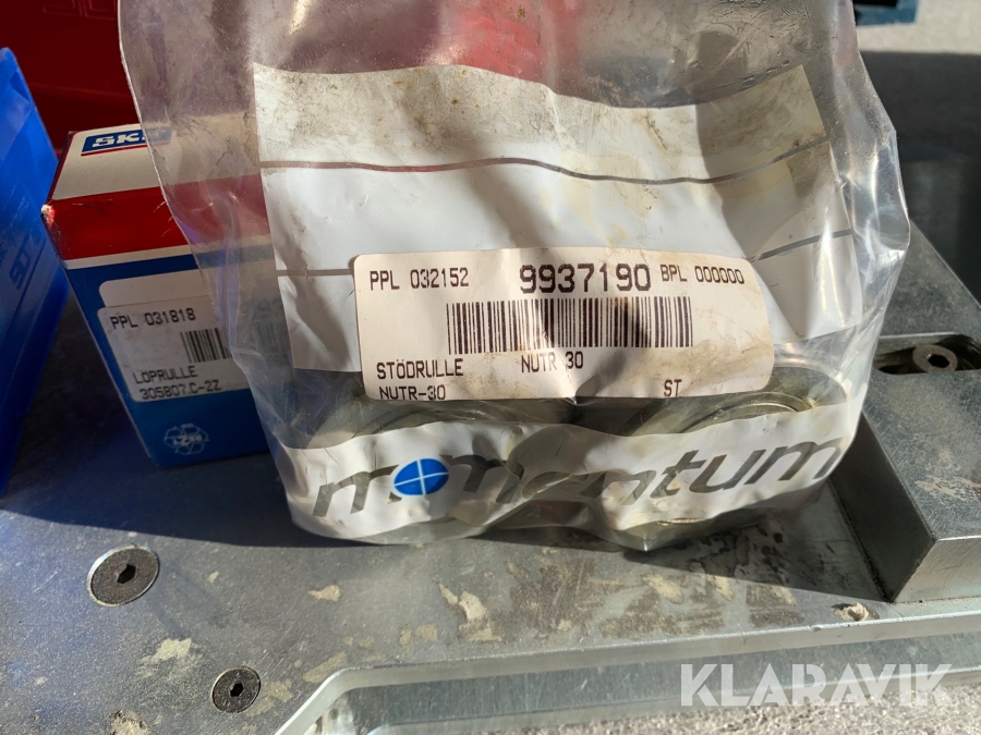 Löprulle och stödrulle, Trollhättan, Klaravik auktioner