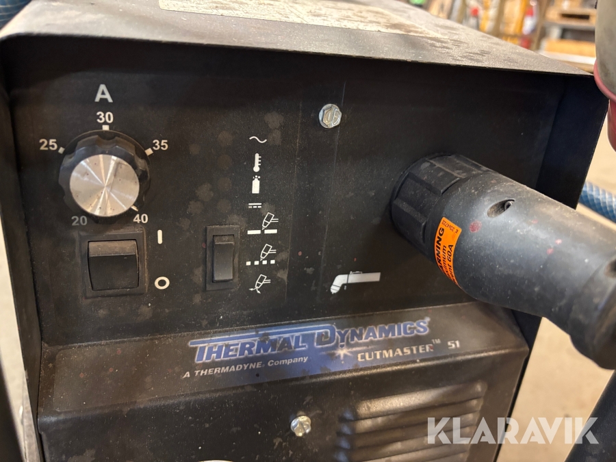 Plasmaskärare Thermal Dynamics Cutmaster 51, Hjo, Klaravik a