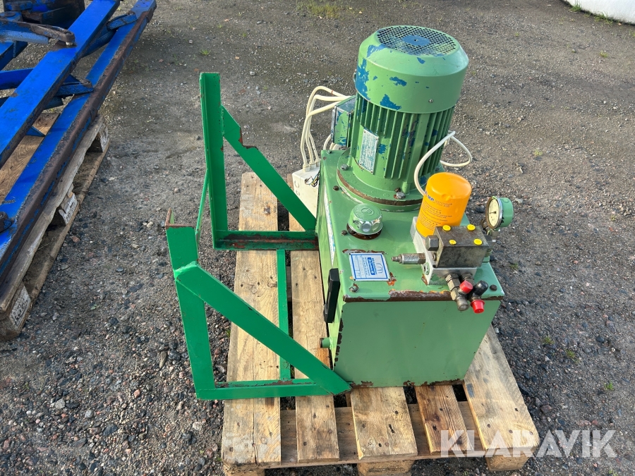 Hydraulaggregat till utgödsling LR. System 27 L 5,5 kW, Var